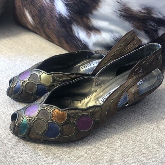 Venezia | Shoes | Vintage Venezia Mermaid Mimi Sling Back Pump Sz 39 ...